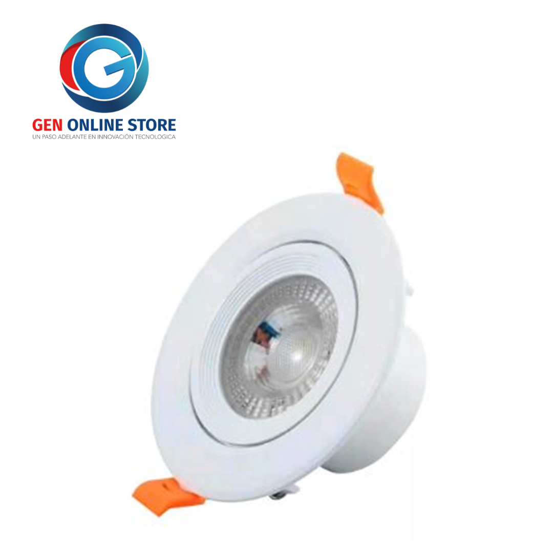 Bala Integrada LED 7W Escualizable Luz Cálida GEN ONLINE STORE