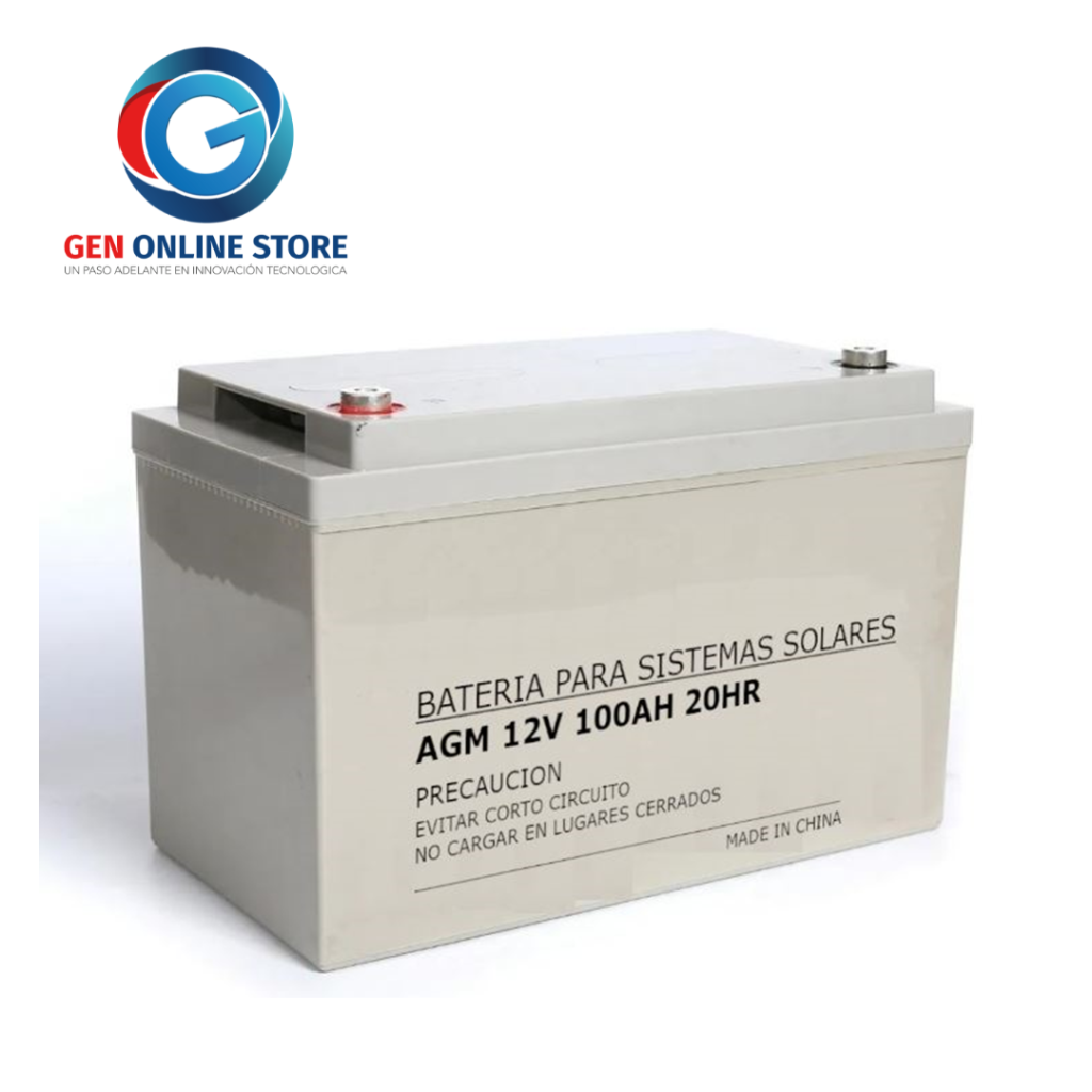 Batería 100 amperios (solución Energía solar)